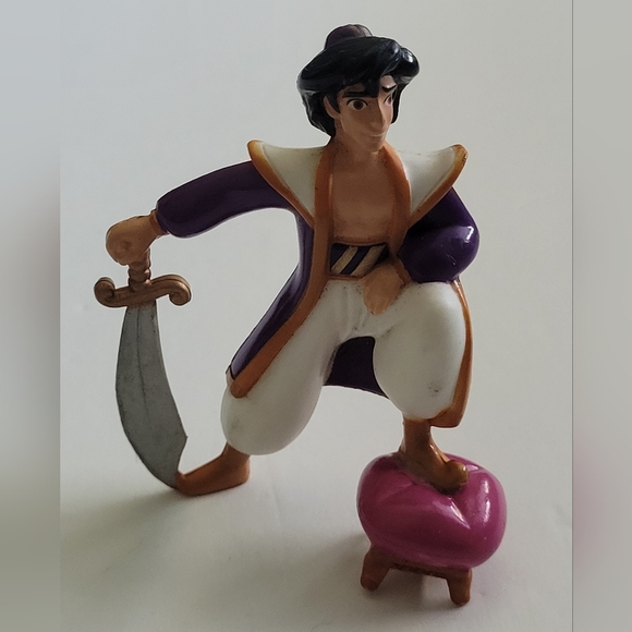Disney | Toys | Rare Vintage 993 Mattel Disneys Aladdin 3 Pvc Pocket ...